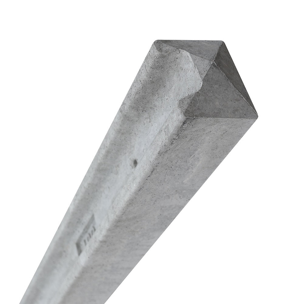 Concrete Slotted Fence End Post (pyramid Top) — HSW Timber Co ltd