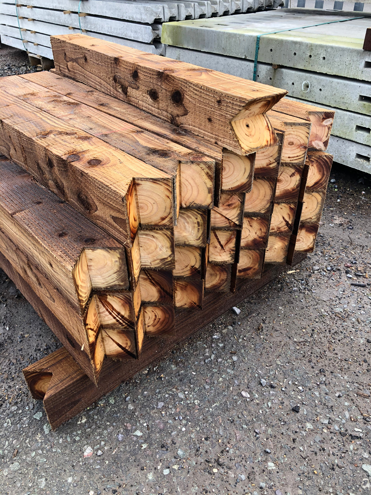 Birdsmouth 100mm x 100mm Posts — HSW Timber Co ltd