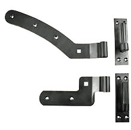 Curved Rail Hinge Set Black — HSW Timber Co ltd