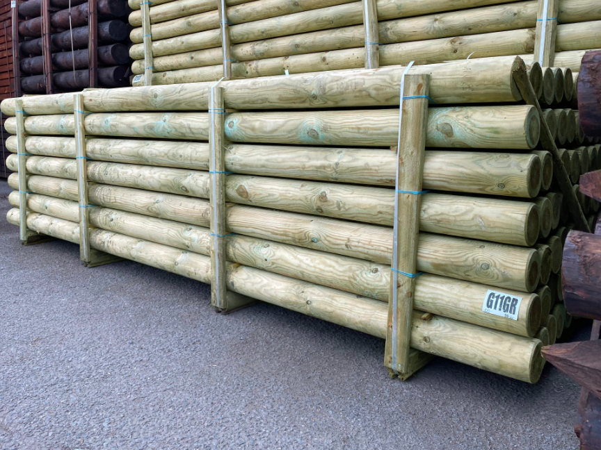 Machine Full Rounds 125mm — HSW Timber Co ltd